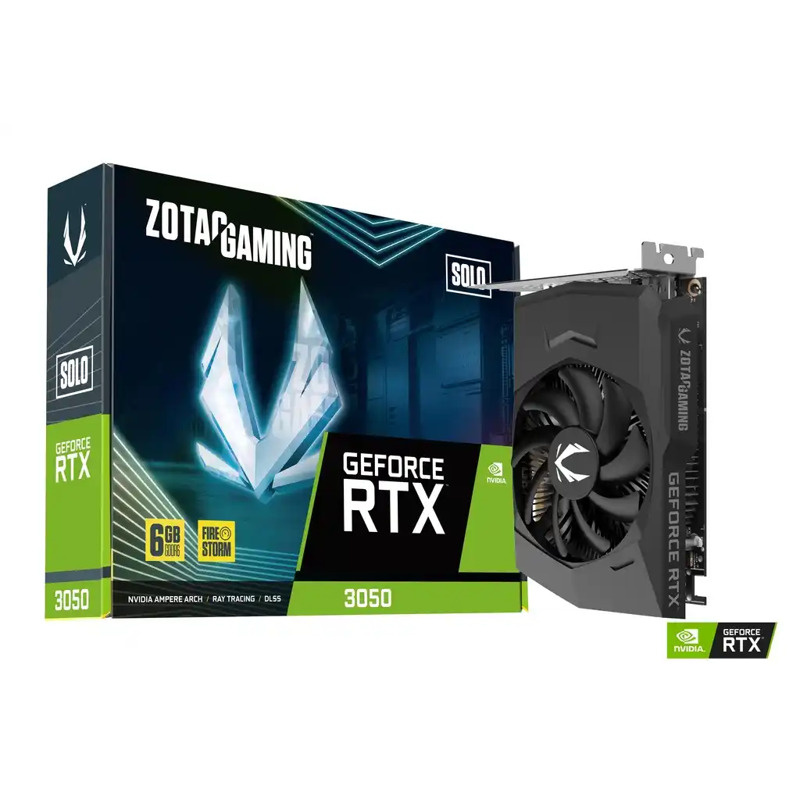 Grafička karta Zotac Gaming Geforce RTX 3050 Solo 6GB DDR6 96 bit 3xDP/HDMI