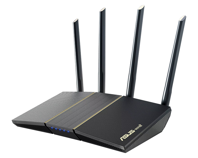 ASUS - RT-AX57 AX3000 Dual-Band Wi-Fi 6 Router