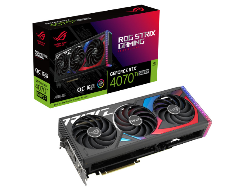 ASUS - nVidia GeForce RTX 4070 Ti Super12GB ROG-STRIX-RTX4070TIS-O16G-GAMING grafička karta