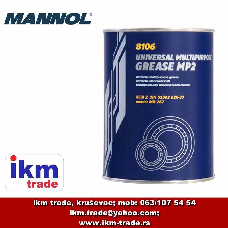MANNOL MP-2 Multipurpose grease 8106 – univerzalna maziva mast 800gr