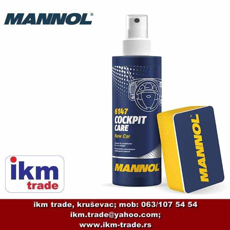 Mannol COCKPIT CARE 6147 – sredstvo za poliranje i čišćenje plastike 250ml + aplikator
