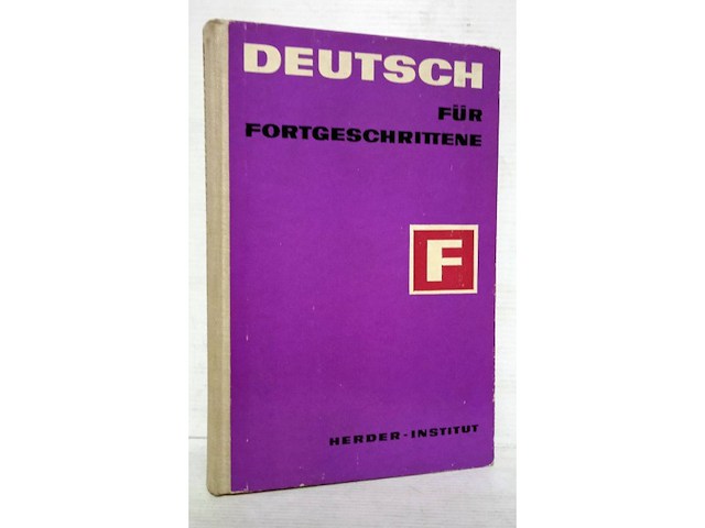 DEUTCH fur fortgesschrittene