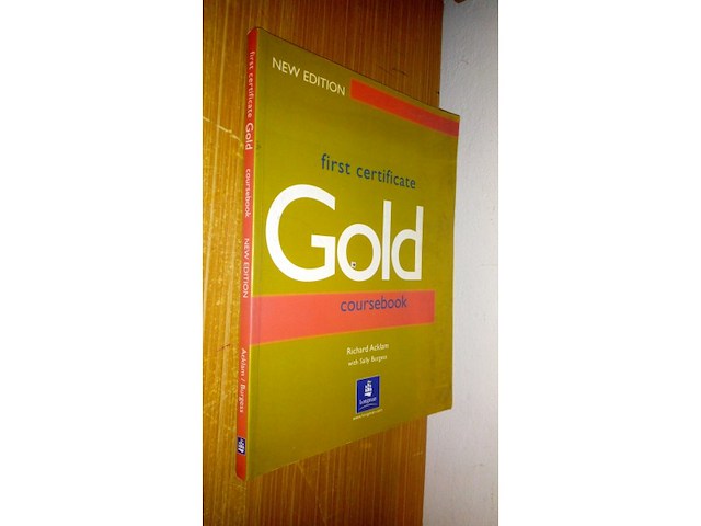 Gold coursebook first certificate Longnam