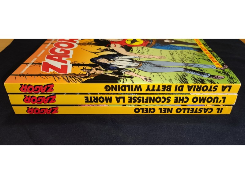 Italijanski Zagor Gigant Komplet 1, 2, 3 (Glanc/5)