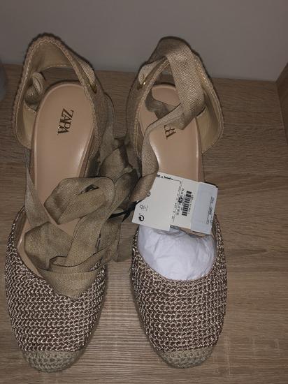 ⭐️Zara espadrile na vezivanje⭐️ sa platformom