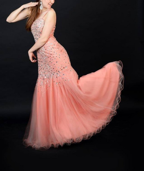 Svečana koralno-roze haljina