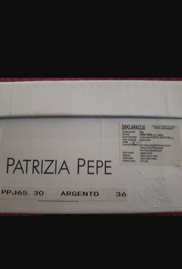 Patrizia Pepe srebrne patike