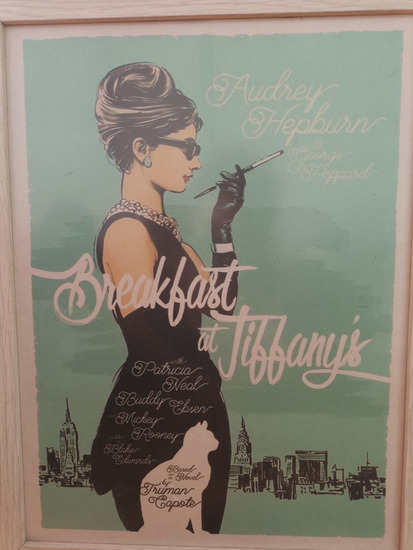 Poster Audrey Hepburn "Breakfast at Tiffany's"