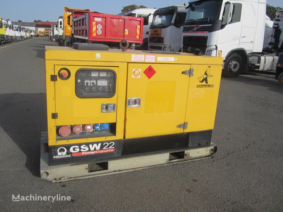 Pramac GSW22 diesel generator