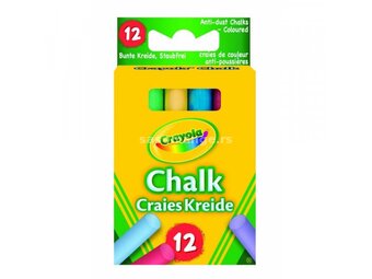 CRAYOLA ŠARENE KREDE 12 KOM