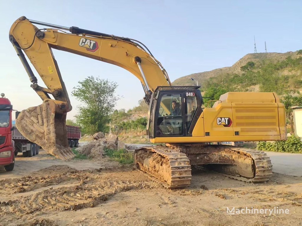 Caterpillar 349 original Excavator bager guseničar