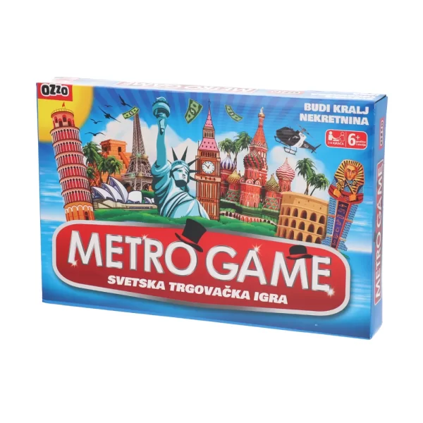 Metro game, društvena igra, trgovina nekretninama