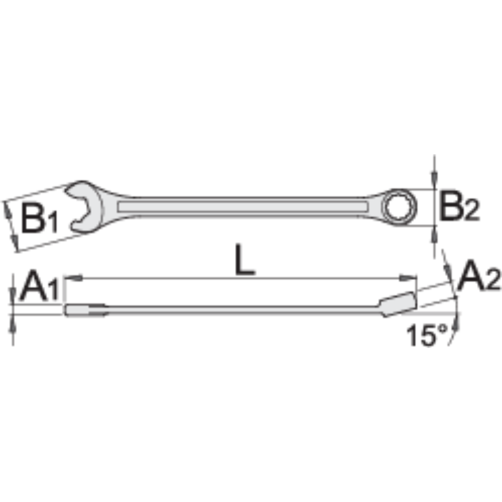 Unior – Ključ viljuškasto-okasti IBEX 19 129/1 – 611771
