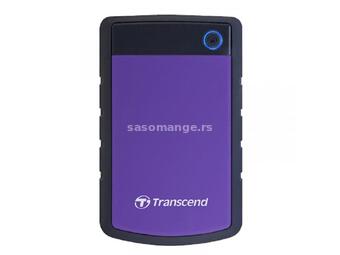 TRANSCEND TS2TSJ25H3P Eksterni HDD 2TB Anti-shock system crno/ljubicasti