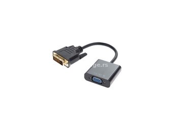 FAST ASIA Adapter DVI-D (M) - VGA (F) crni