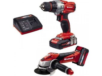 EINHELL TE-TK 18 Li Kit (CD+AG) set aku busilica i brusilica