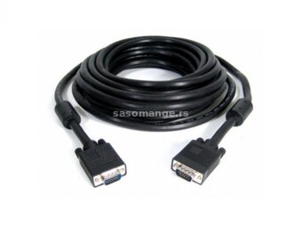 GEMBIRD CC-PPVGA-20M-B , VGA to VGA kabl black 20m