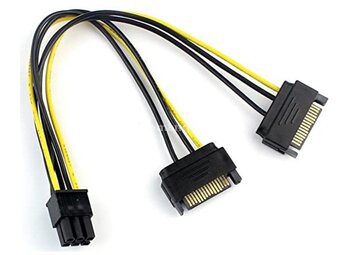 E-GREEN Naponski adapter za PCI-E VGA (6-pin) -2x Sata