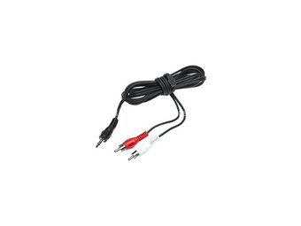 E-GREEN Kabl audio 3.5mm - 2xRCA 5m crni