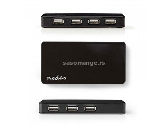 NEDIS UHUBU2730BK USB 2.0