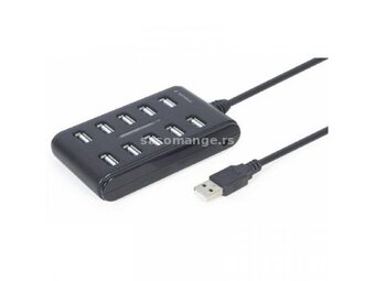 GEMBIRD USB 2.0, 10-port hub, crni (UHB-U2P10P-01)