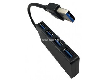 GEMBIRD UHB-U3P4-03 ** Gembird HUB 4 USB3.0 4-port, storage speed 5Gbps, black (alt. UHB-U3P4-05 ...