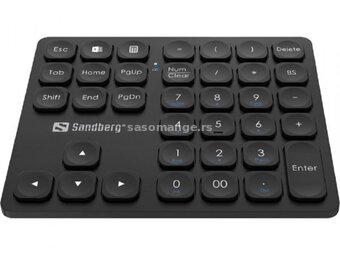 Sandberg Bežična numerička tastatura USB Pro 630-09