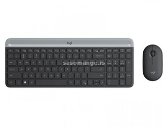 LOGITECH MK470 Wireless Desktop YU Graphite tastatura + miš