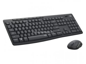 LOGITECH MK295 Silent Wireless Combo US tastatura + miš crna