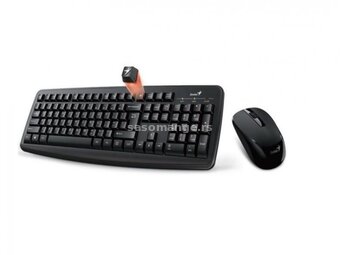 GENIUS Smart KM-8100 - Wireless USB YU crna tastatura + miš