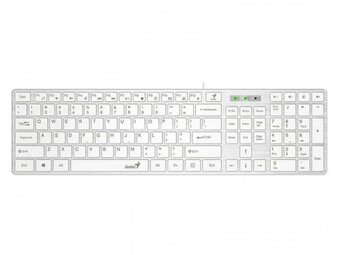 GENIUS SlimStar 126 USB YU bela tastatura