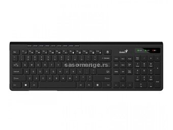 GENIUS SlimStar 7230 USB US crna tastatura