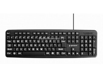 GEMBIRD KB-US-103 Standardna tastatura sa VELIKIM slovima US