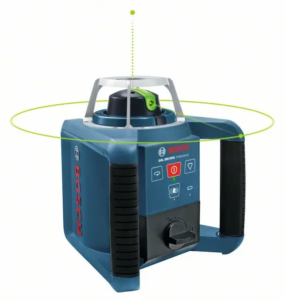 Bosch Rotacioni laser GRL 300 HVG + Laserski prijemnik LR 1G + Daljinski upravljač RC1 + Univerzalni držač WM 4 Kofer za nošenje 0601061701