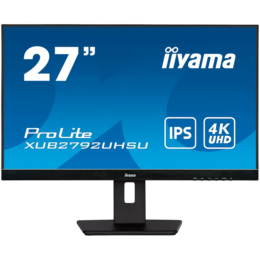 IIYAMA XUB2792UHSU-B5 Monitor, 27", 3840 x 2160, Crni