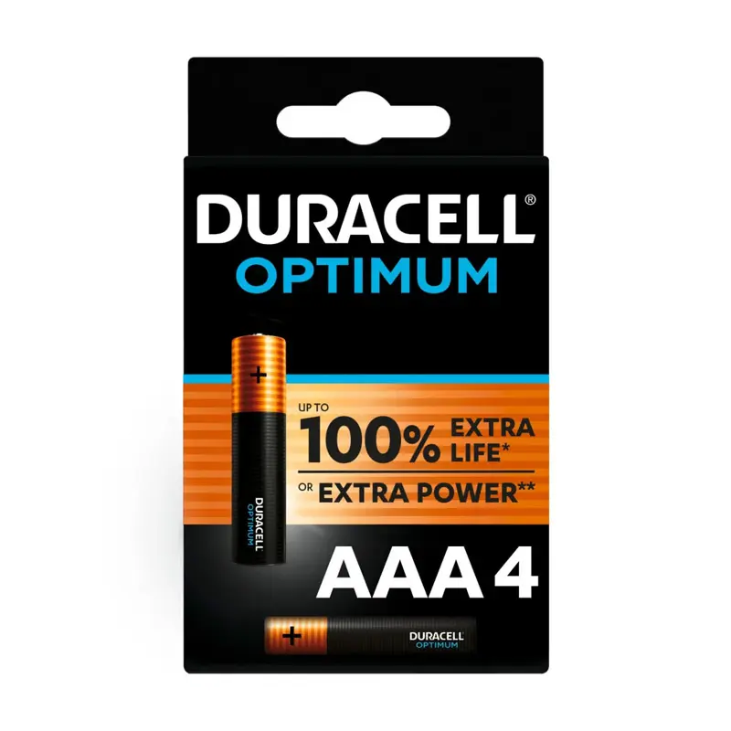 Duracell Optimum LR3 Alkalne baterije, 1.5V, 4 komada