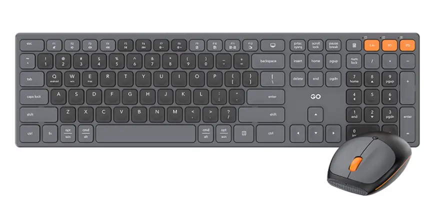 Fantech WK-895 Tastatura i miš, Sivi