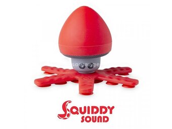 CELLY Bluetooth vodootporni zvučnik sa držačima SQUIDDYSOUND, Crveni