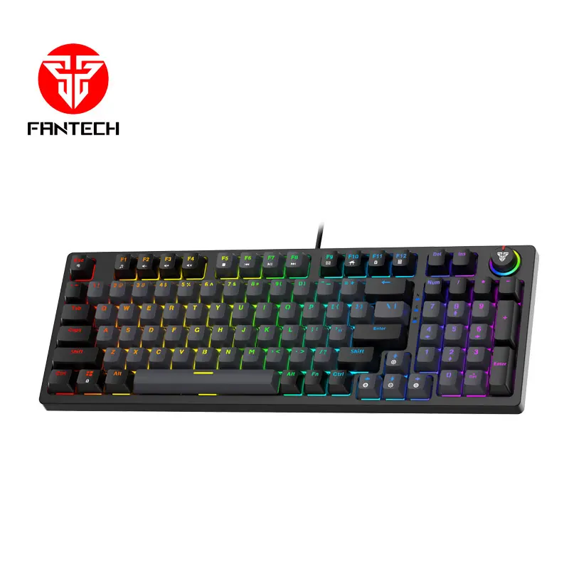 Fantech MK890 Atom Gaming tastatura, Mehanička, RGB, 96 tastera, Crveni prekidač