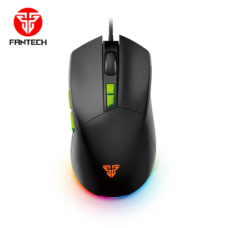 Fantech VX6 Phantom II Gaming miš, Optički, RGB, 1.8m, Do 7200 DPI, Crni