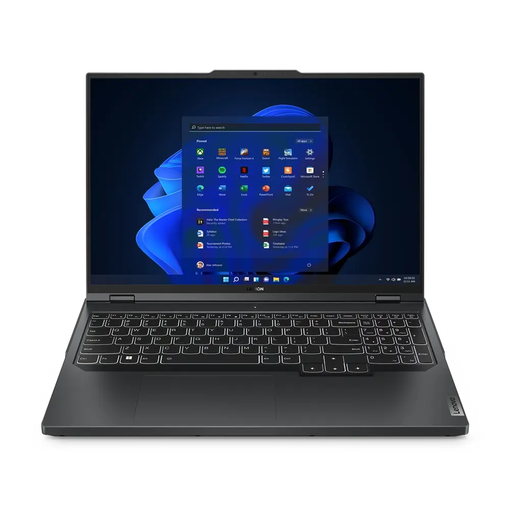 LENOVO 82WM008FYA Legion 5 Pro 16ARX8 Gaming laptop, 16", R7-7745HX, 32GB, 1TB SSD, WQXGA, IPS, 240Hz, RTX4060/8GB, US, DOS, Crni