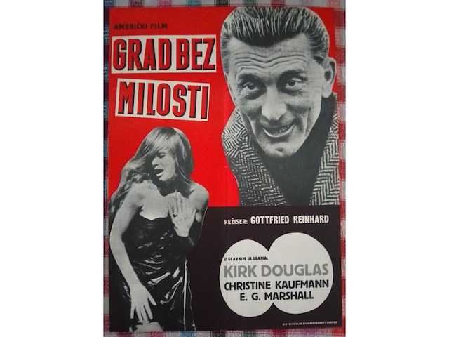 plakat GRAD BEZ MILOSTI (Kirk Douglas)