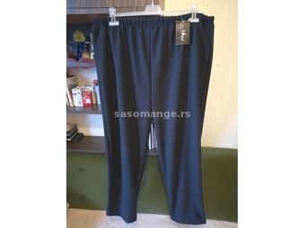Nove zenske pantalone za punije dame u velikom broju 4XL Crne Novo