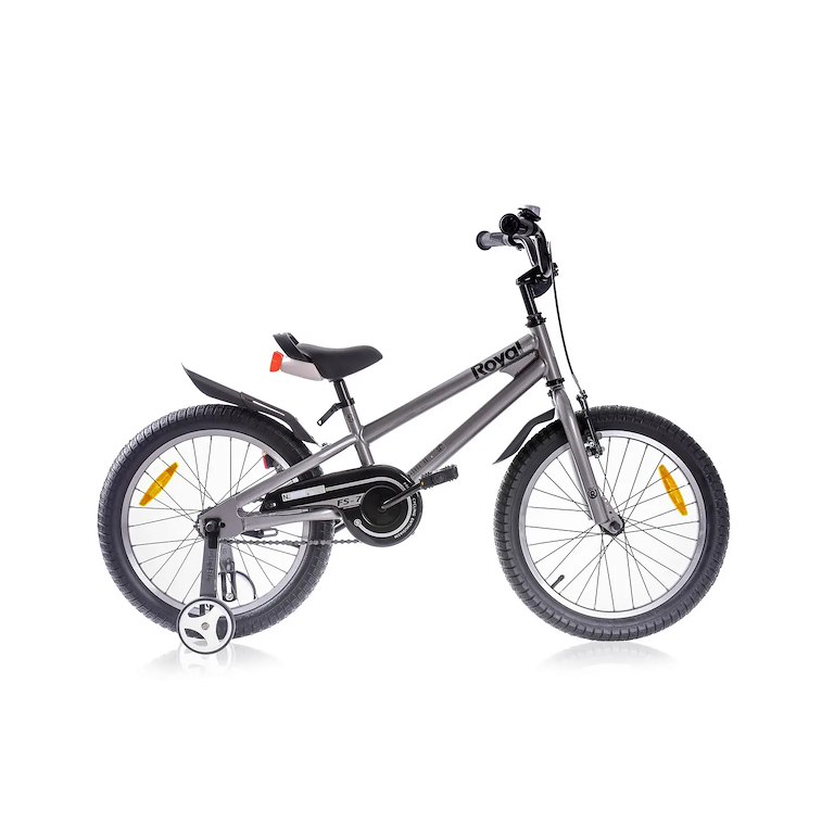 Royal Baby New Freestyle Dečiji bicikl, 18"/18", Sivi