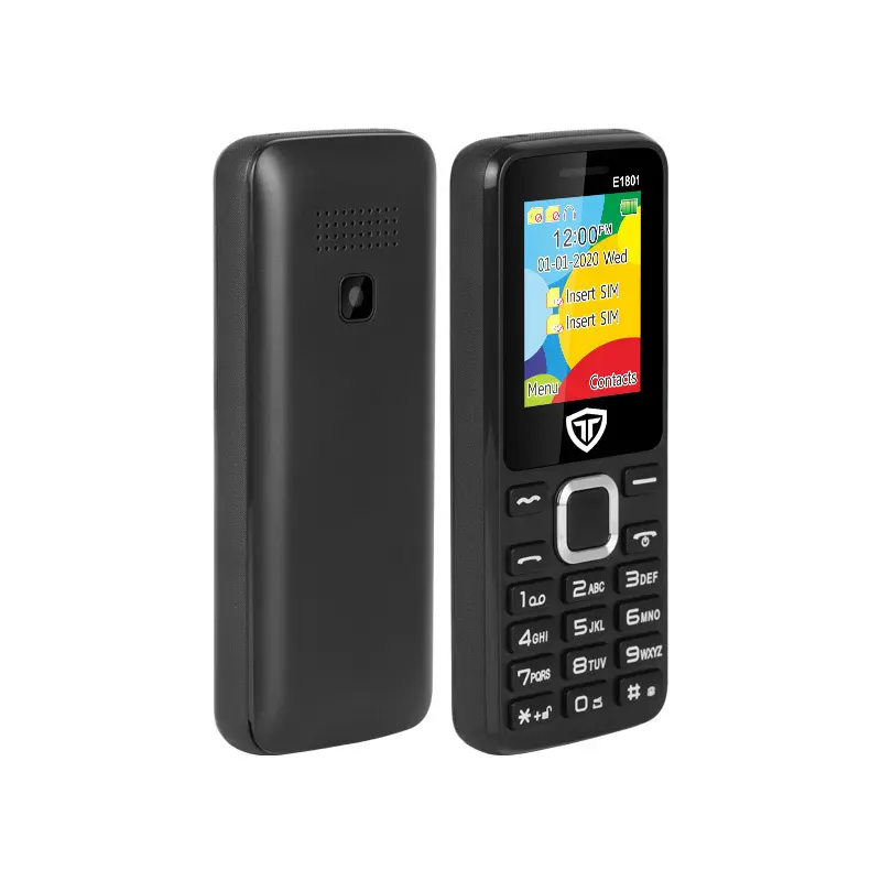 Terabyte E1801 Mobilni Telefon, 1.77”, Dual SIM, Crni