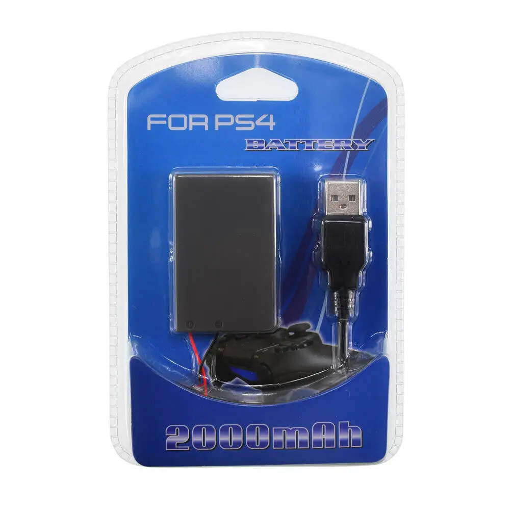 Baterija za PS4 kontroler 2000mAh crna