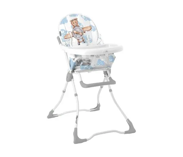 LORELLI Hranilica za bebe Marcel Baby Blue Pilot bela