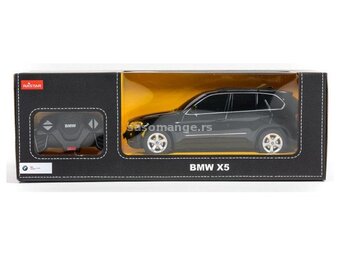 RASTAR Igračka RC automobil BMW X5 1:18 (sivi, crveni)