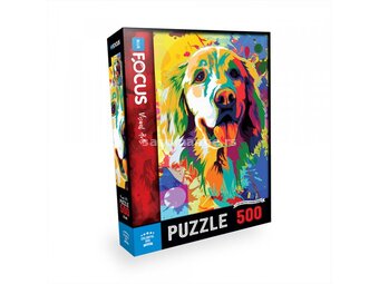 Blue Focus Puzzle 500 delova Šareni pas