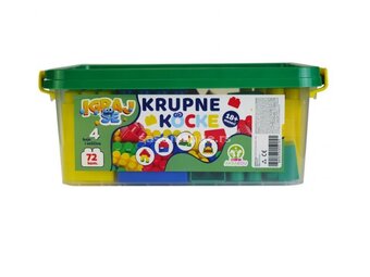 AKSAEDU Igraj se krupne kocke - 72 el. (A066500)